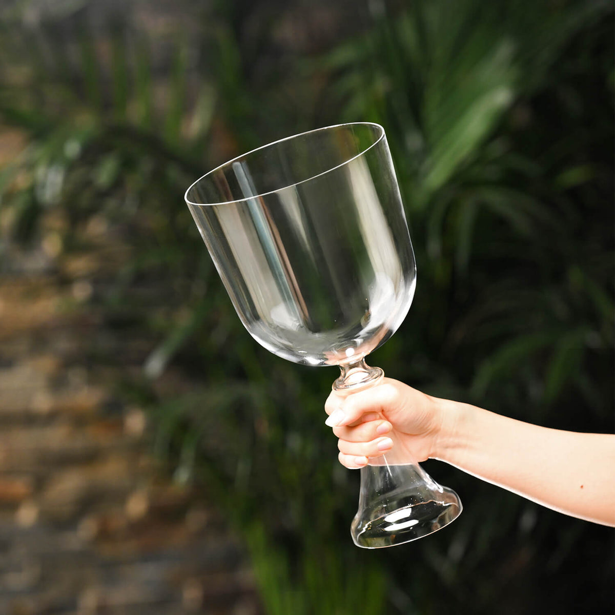 CVNC 6 Inch Clear Chalice Crystal Singing Bowl For Chakra Healing Medi ...